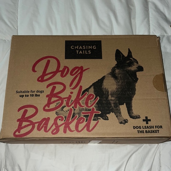 Dog | Nib Chasing Tails Dog Bike Basket For Up To 1lb Dog Leash | Poshmark